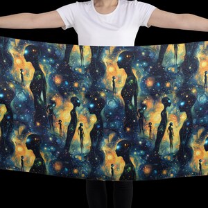 Alien Silhouettes Seamless Pattern - Sublimation and Print - 300dpi PNG ...