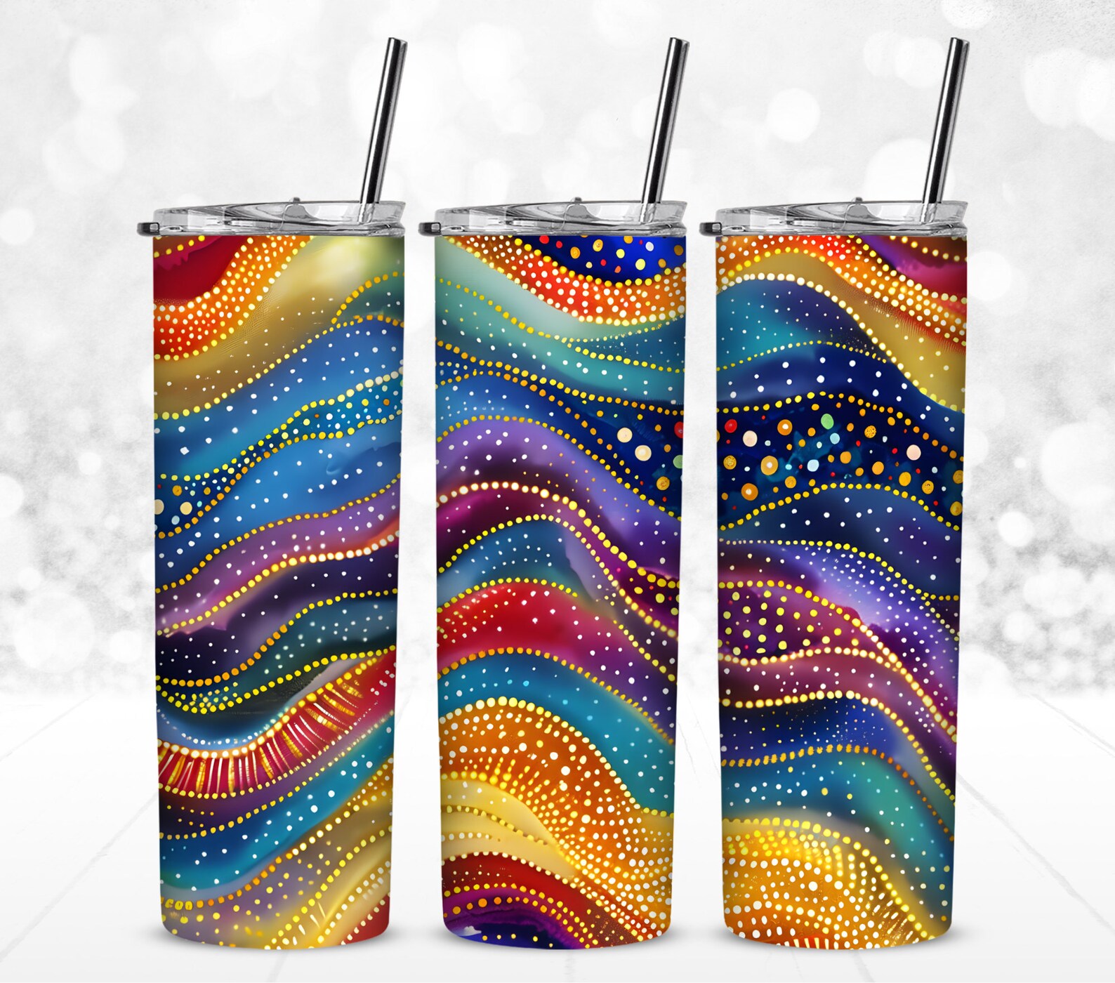 Wavy Dot Batik Seamless Pattern Sublimation & Print 300dpi PNG Gift for ...