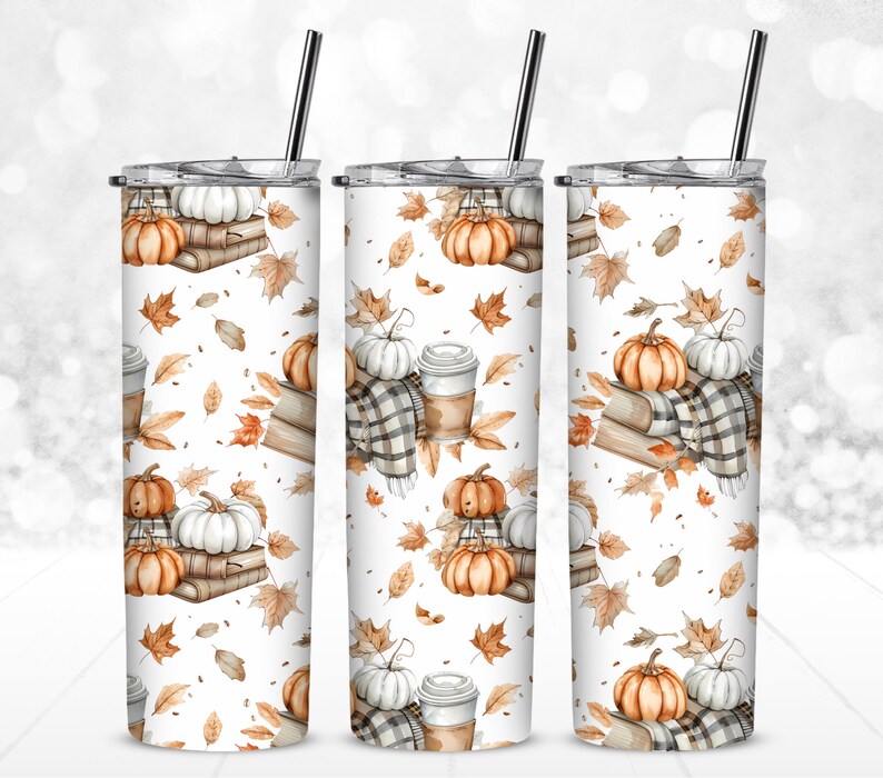 Watercolour Fall Seamless Pattern - Sublimation and Print - 300dpi PNG ...