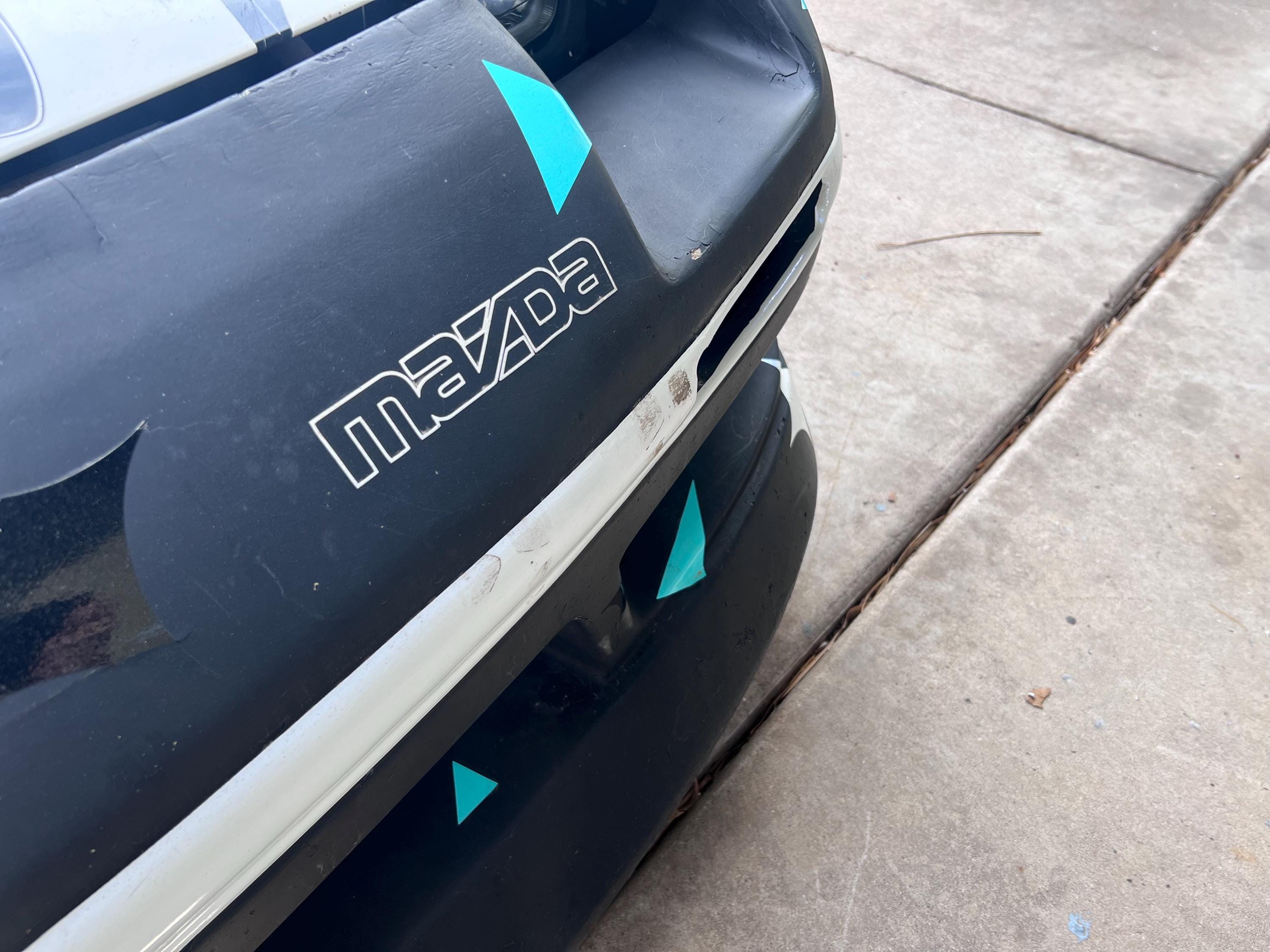 Outline 86-91 Fc RX7 “MAZDA” Front Bumper Decal - Etsy