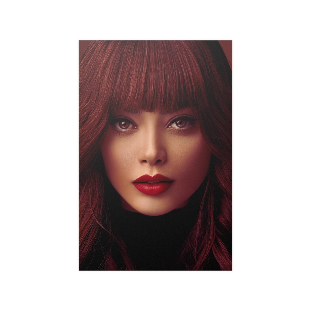 Young and Beautiful Model Satin Poster - Etsy