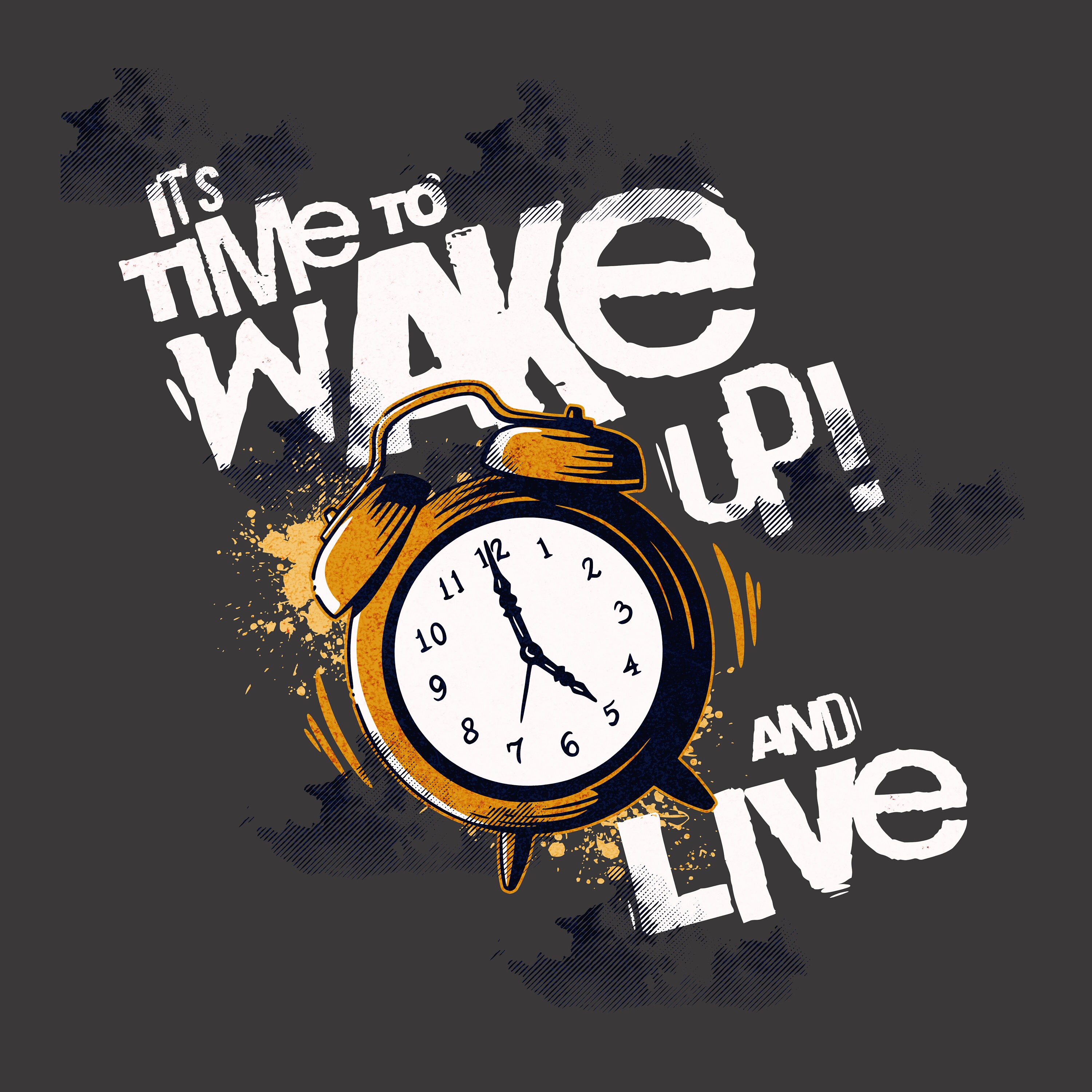 Motivational Printable Wall Poster Wake Up - Etsy