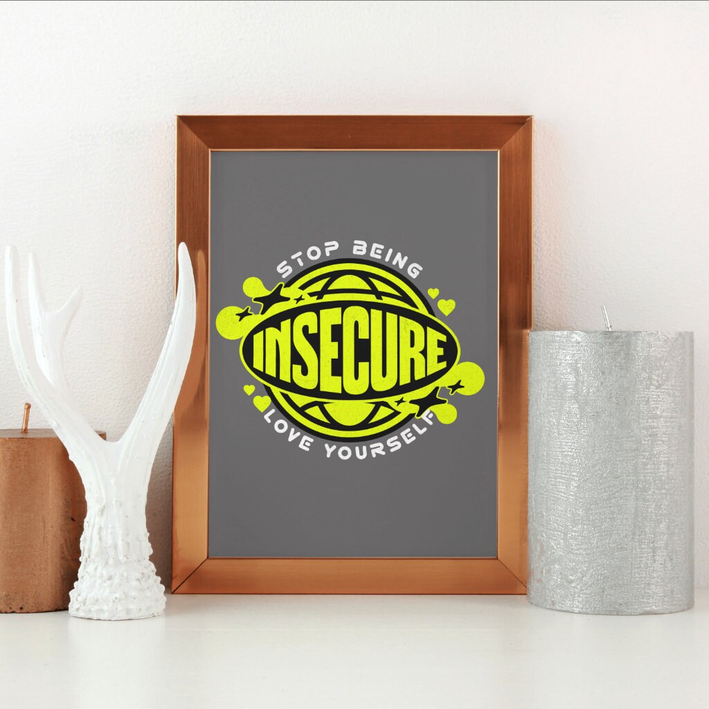 Boosting Self-esteem Wall Art the Motivational Way - Etsy