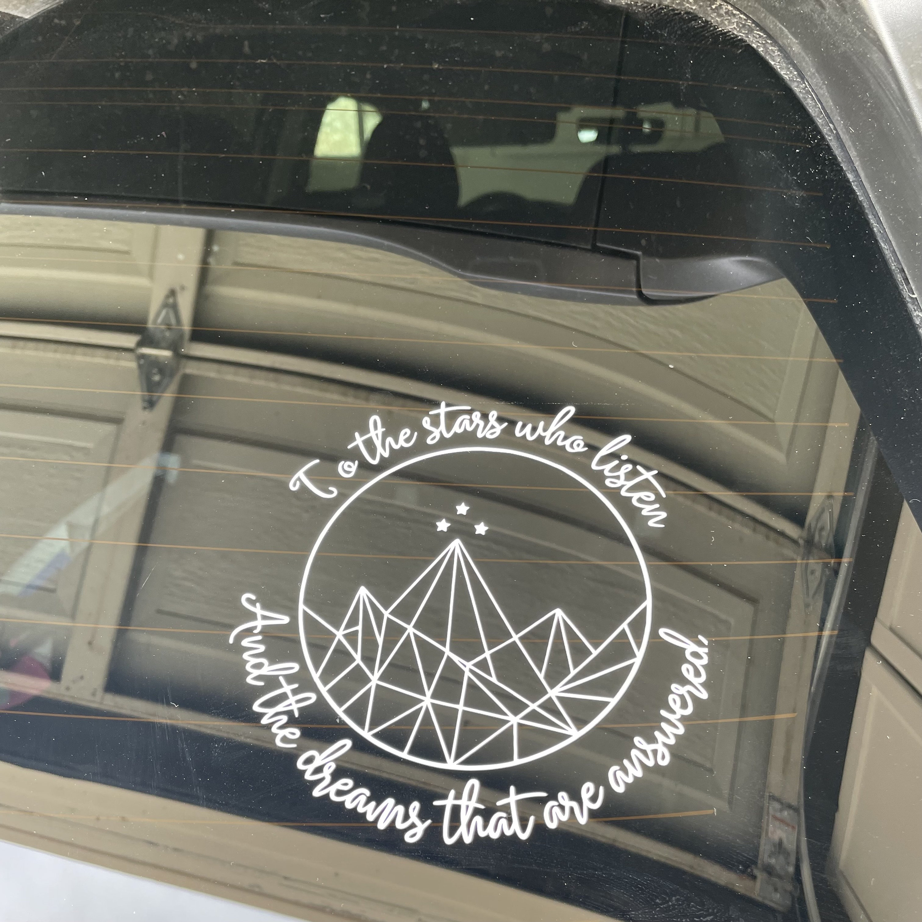 Acotar Stars That Listen Car Decal/ a Court of Thorns and Roses ...