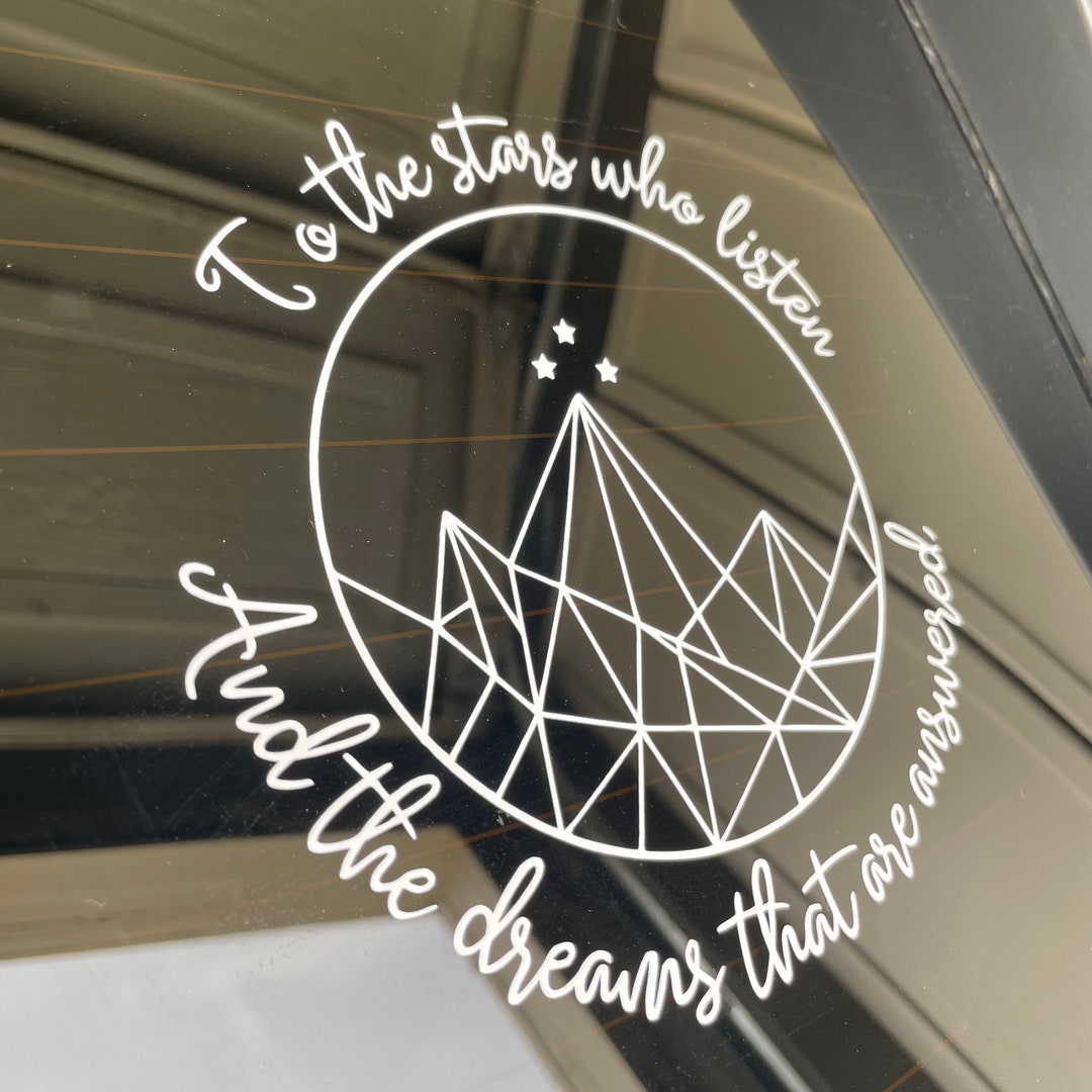 Acotar Stars That Listen Car Decal/ a Court of Thorns and Roses ...