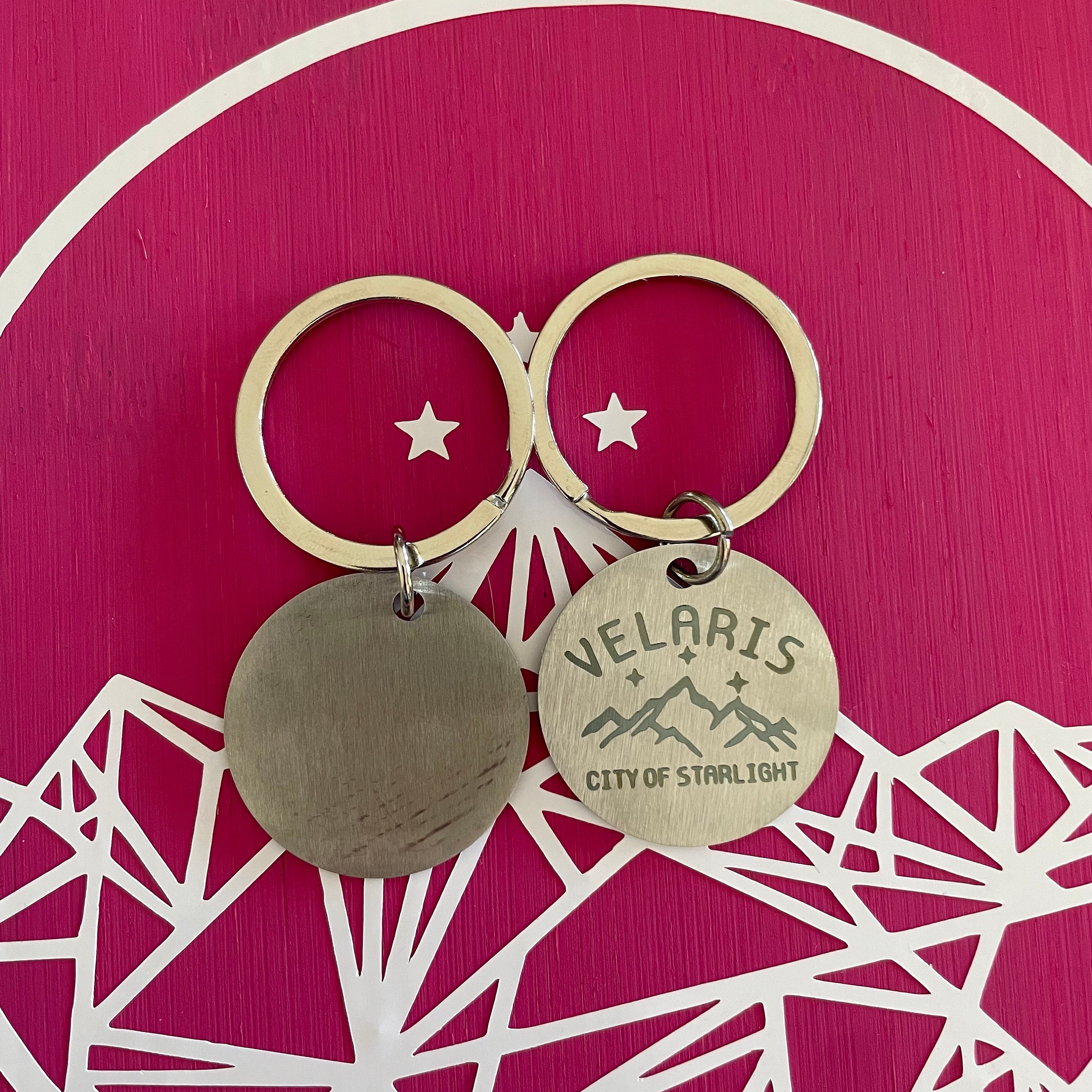 ACOTAR Keychain. Velaris City of Starlight. Booktok. A Court of Thorns ...