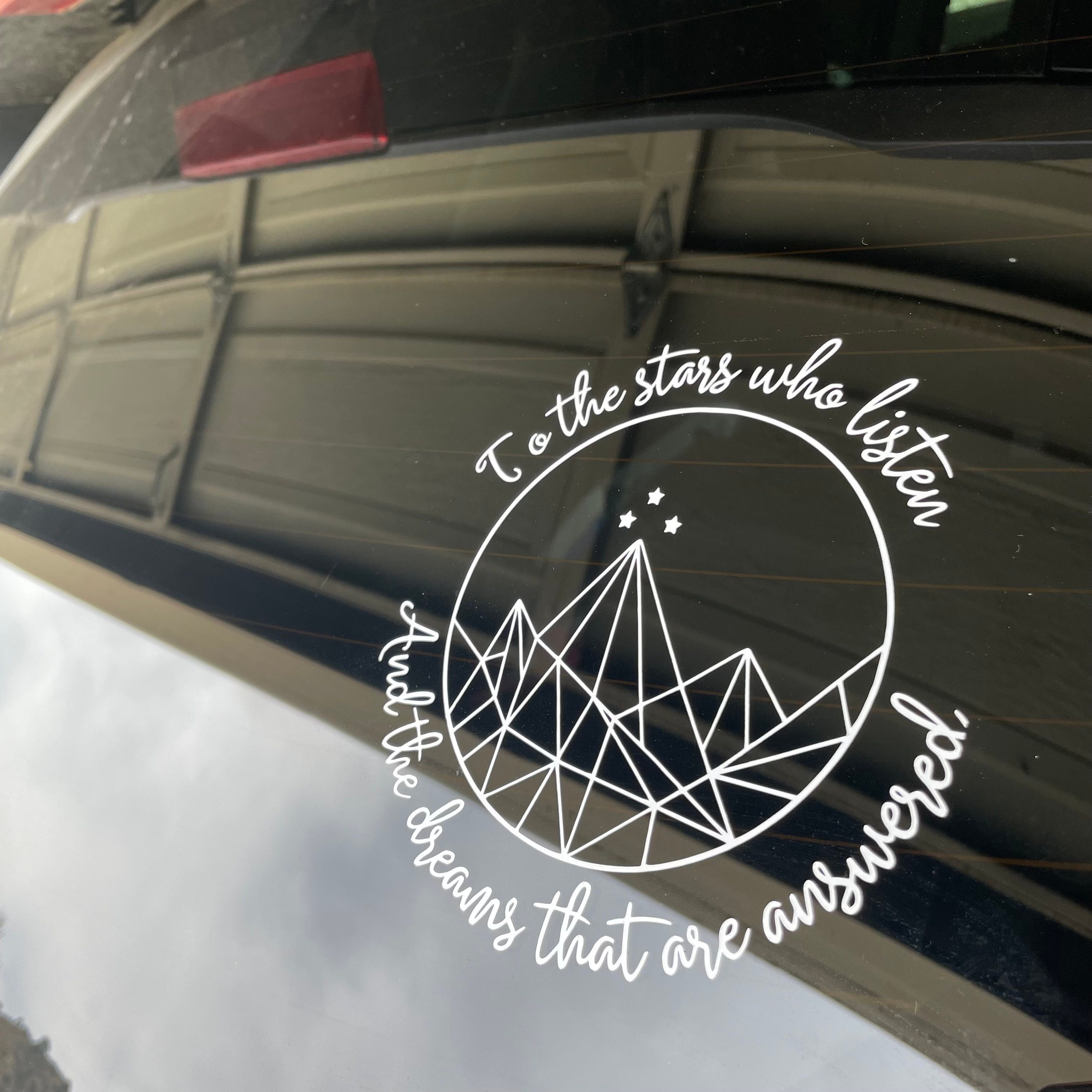 Acotar Stars That Listen Car Decal/ a Court of Thorns and Roses ...