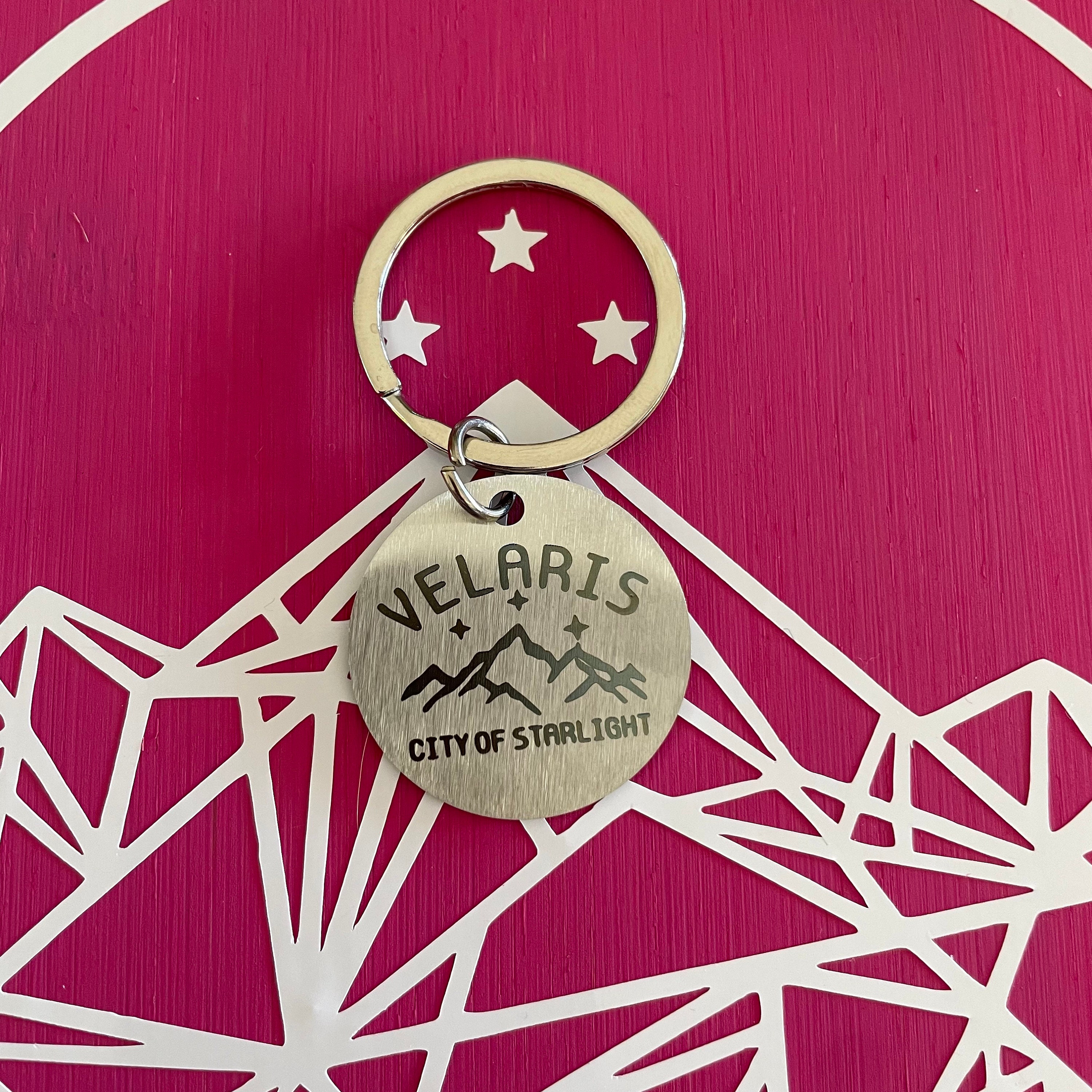 ACOTAR Keychain. Velaris City of Starlight. Booktok. A Court of Thorns ...