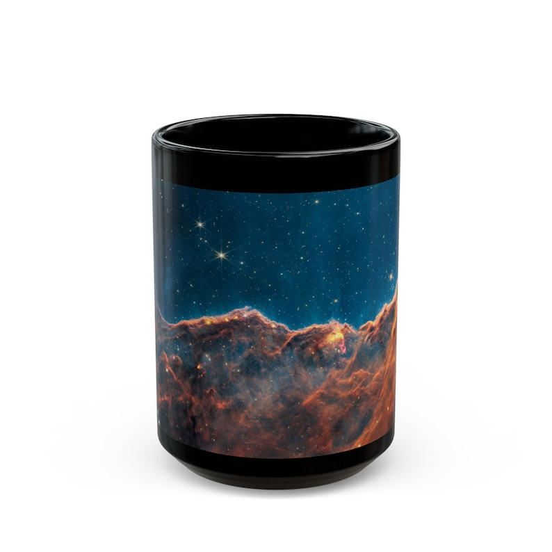 NASA James Webb Space Telescope Carina Nebula Black Mug (11oz, 15oz) - Etsy