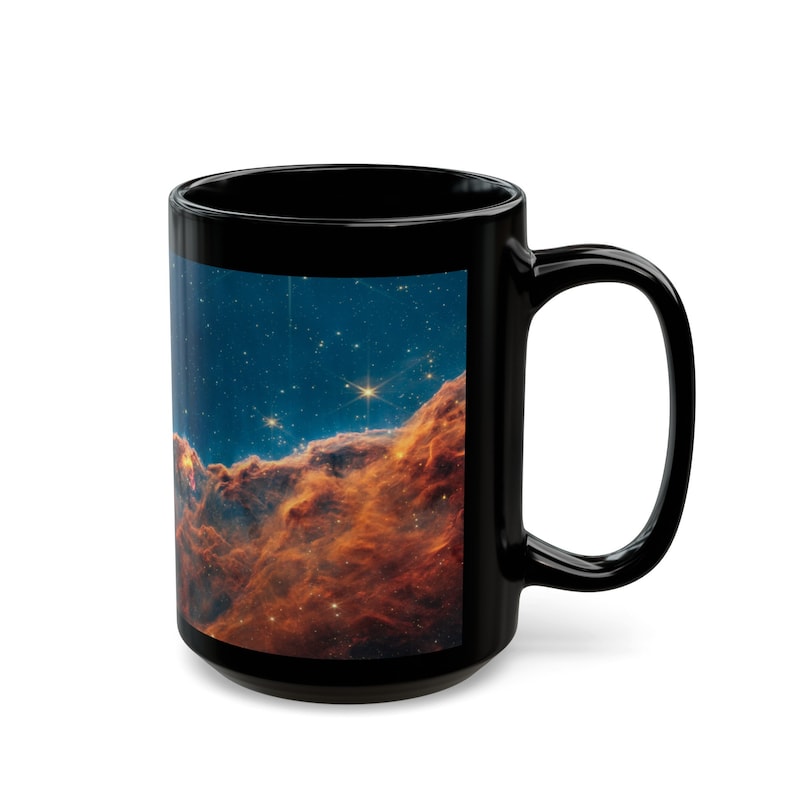 NASA James Webb Space Telescope Carina Nebula Black Mug (11oz, 15oz) - Etsy