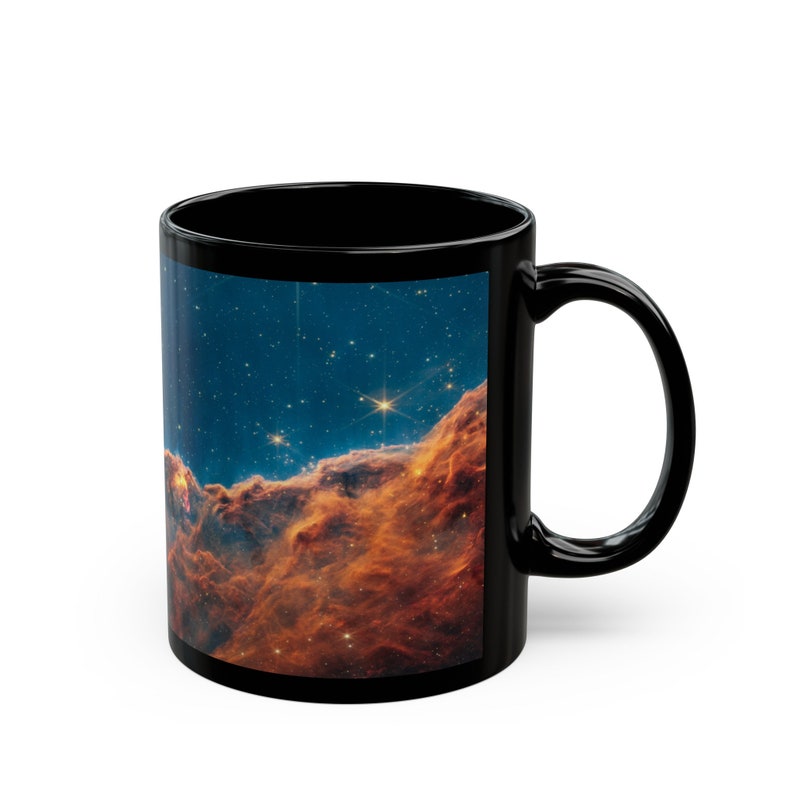 NASA James Webb Space Telescope Carina Nebula Black Mug (11oz, 15oz) - Etsy