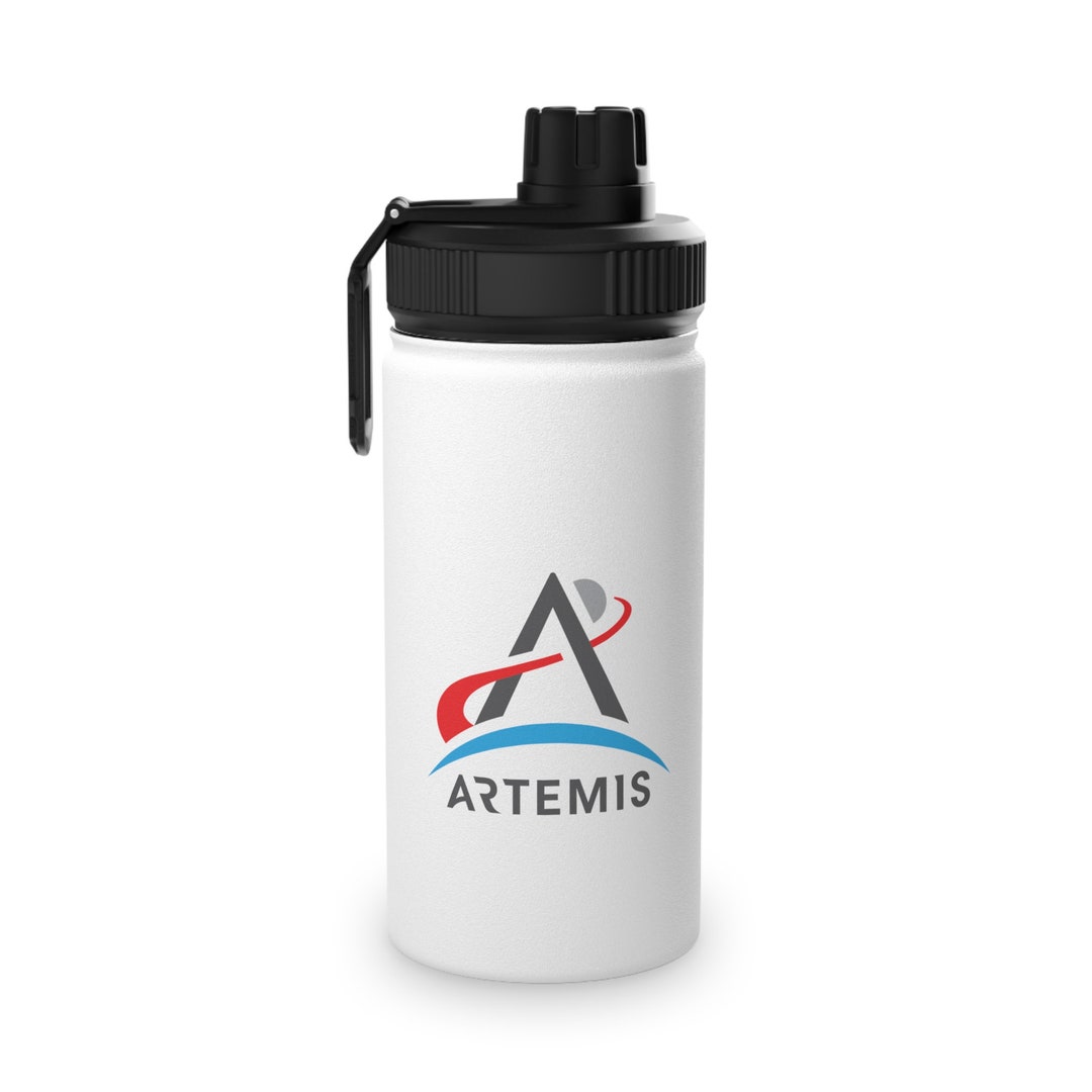 Nasa Artemis Stainless Steel Water Bottle Sports Lid Etsy