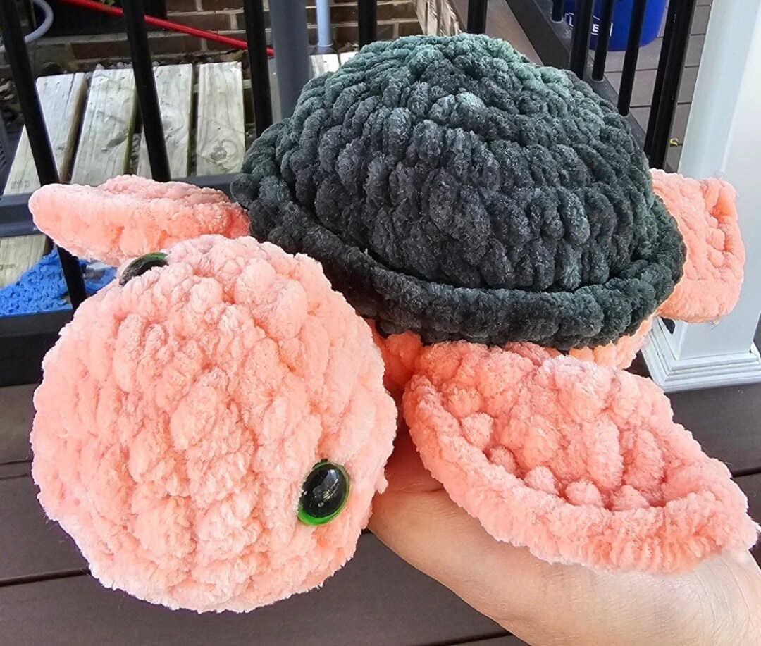 Plush Crochet Sea Turtle - Etsy