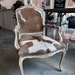 Authentic Cowhide Lounge Chair - Etsy