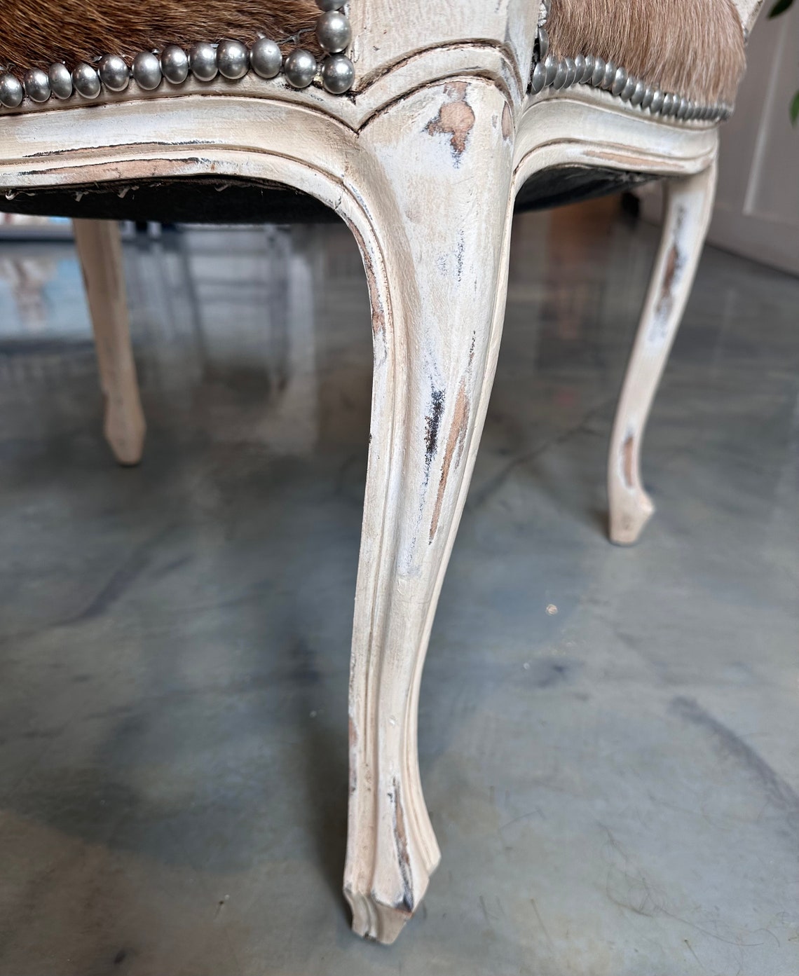 Authentic Cowhide Lounge Chair - Etsy