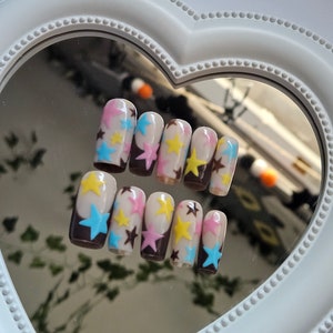 CMIYGL Star Press on Nails - Etsy