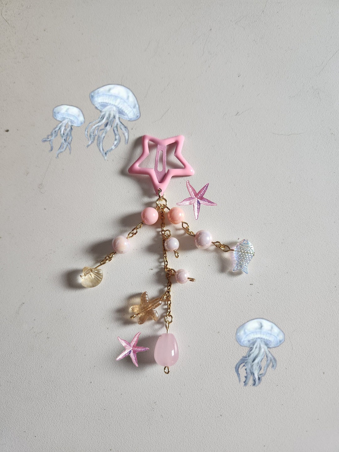 Under the Sea Star Hair Clip Mermaidcore, Oceancore, Preppy Aesthetic ...