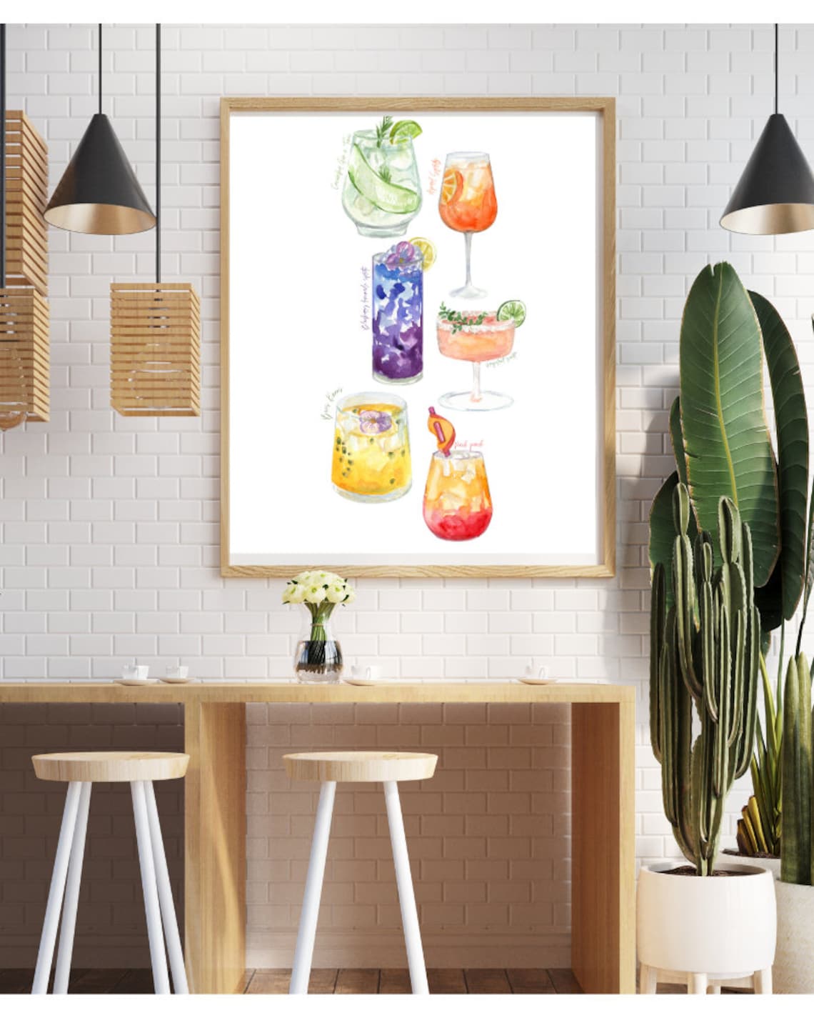 Bar Cart Drink Poster, Aperol, Art for Bar Cart, Printable Drink Poster ...