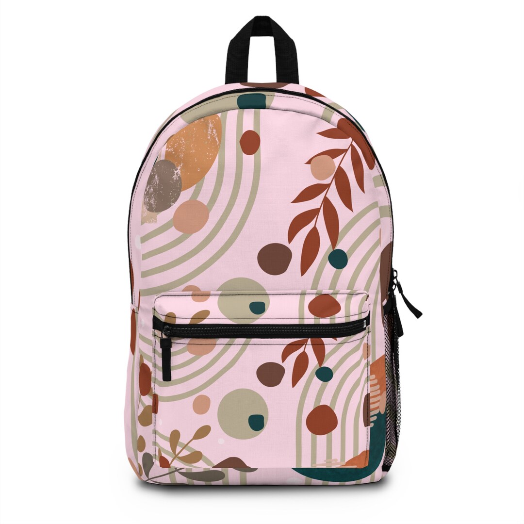 Earthy Boho Leafy Backpack - Etsy