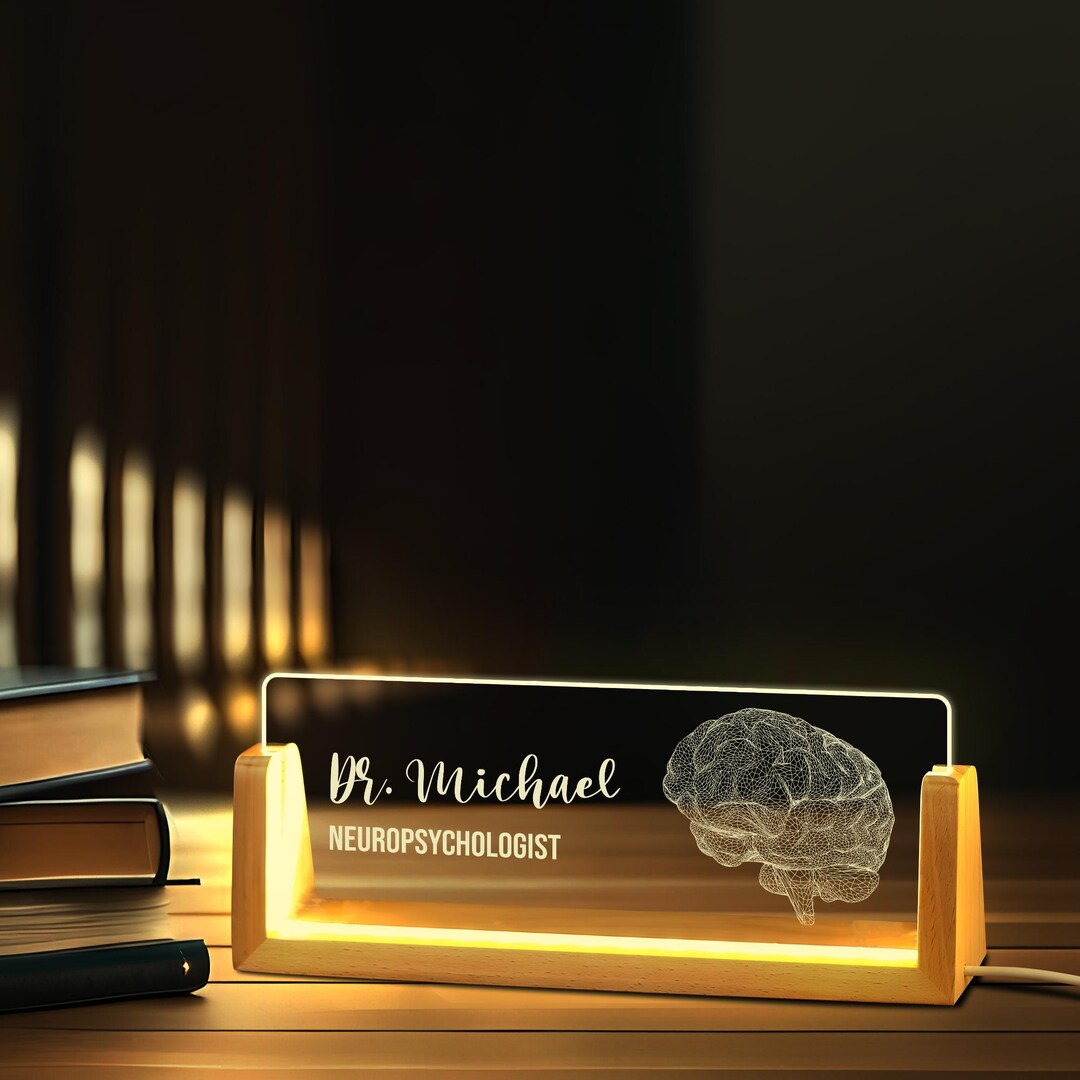 Psychologist Desk Name Plate, Neurologist Desk Sign, Psychology Student ...