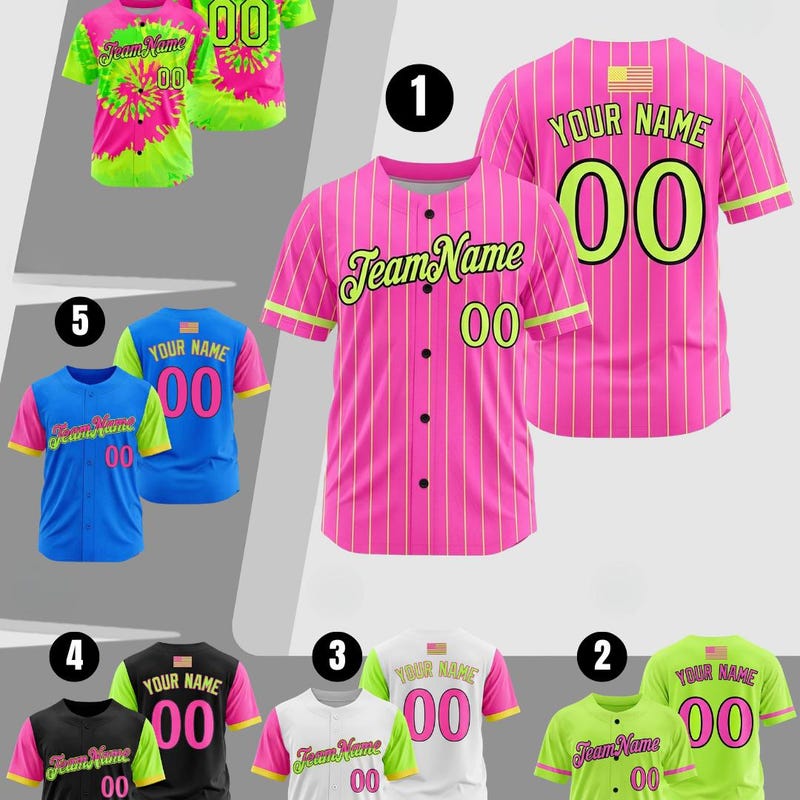 Cosmic Baseball Jersey - Etsy