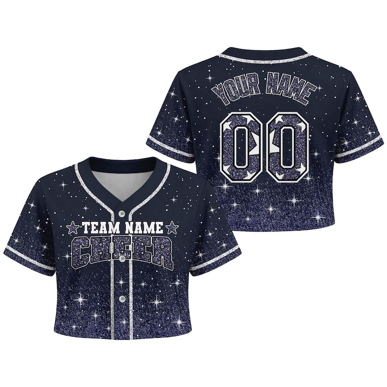 Custom Cheer Baseball Jersey, Personalized Glitter Coquette Bow Crop ...