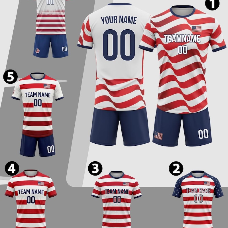 Custom Usmnt Jerseys - Etsy