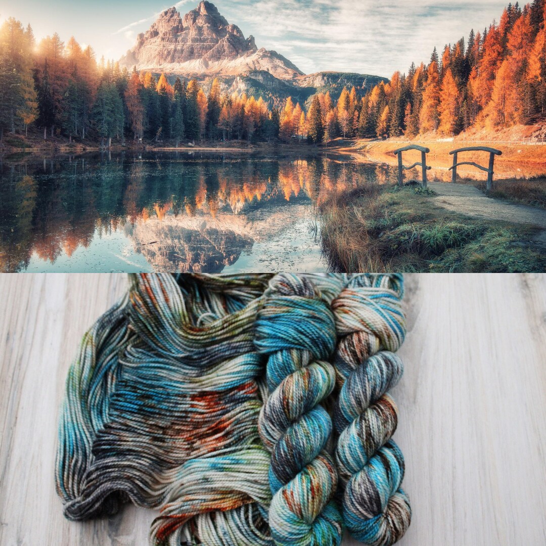 Hand Dyed Yarn, Indie Dyed Yarn, Superwash Merino/baby Alpaca, Worsted ...