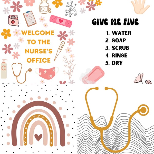 School Nurse Posters - Etsy