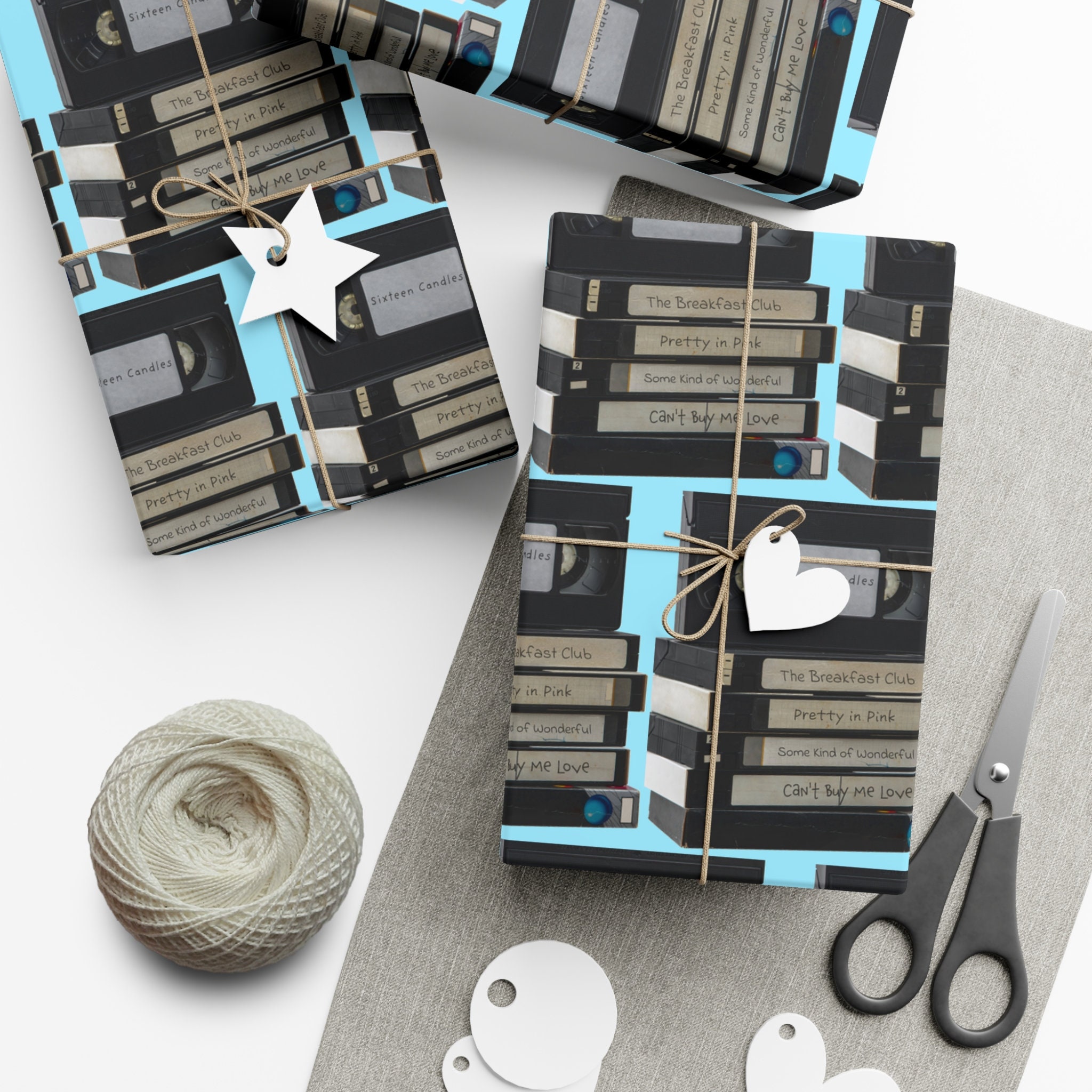 80's Vhs Wrapping Paper, 80s Vhs Movies Wrapping Paper, 80s Gift Wrap ...