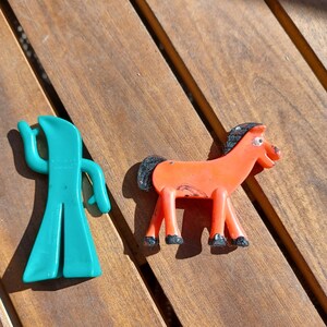 Vintage Gumby and Pokey Bendable Figures by Jesco - Etsy