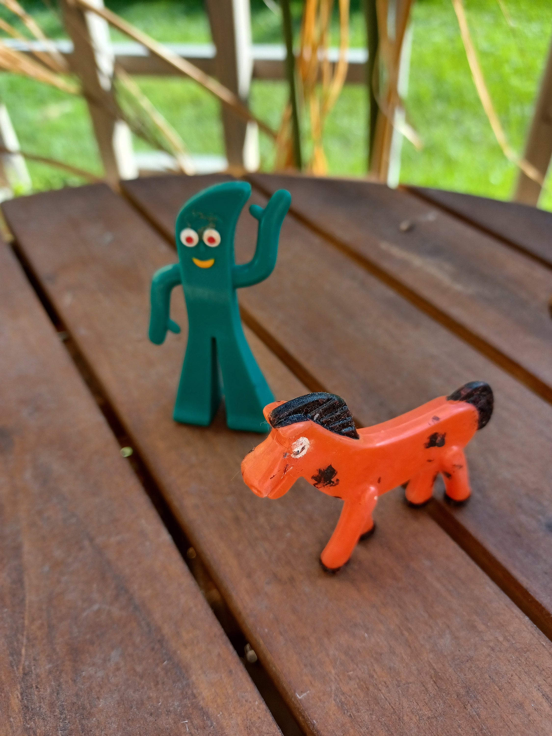 Vintage Gumby and Pokey Bendable Figures by Jesco - Etsy