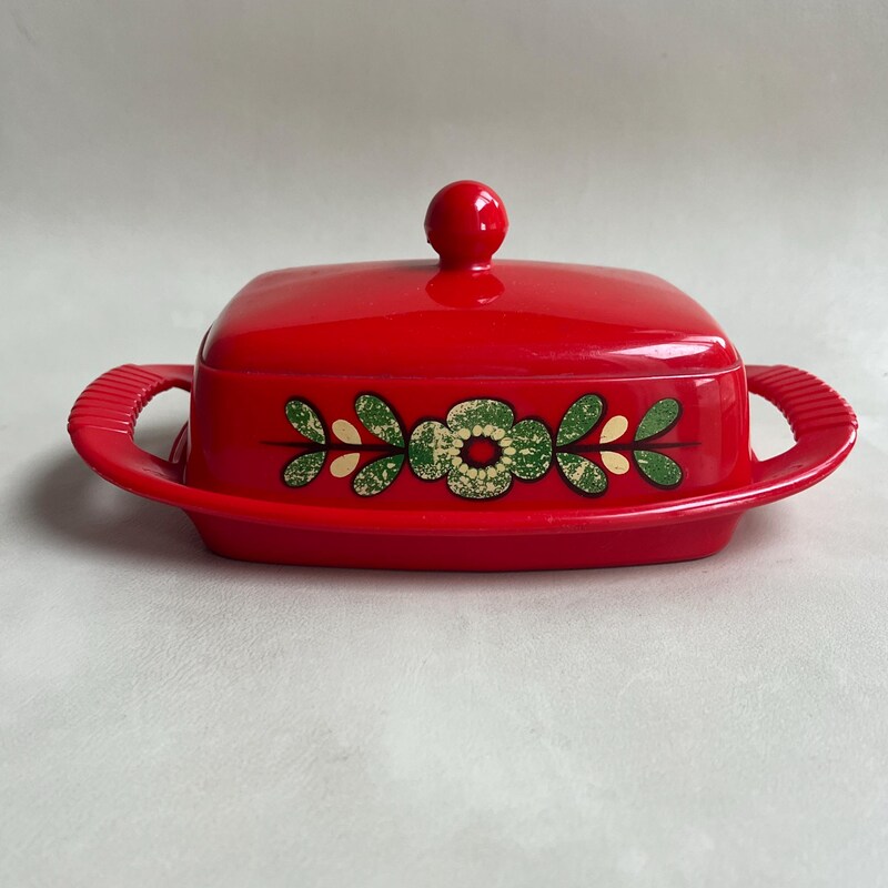 Retro Butter Dish - Etsy