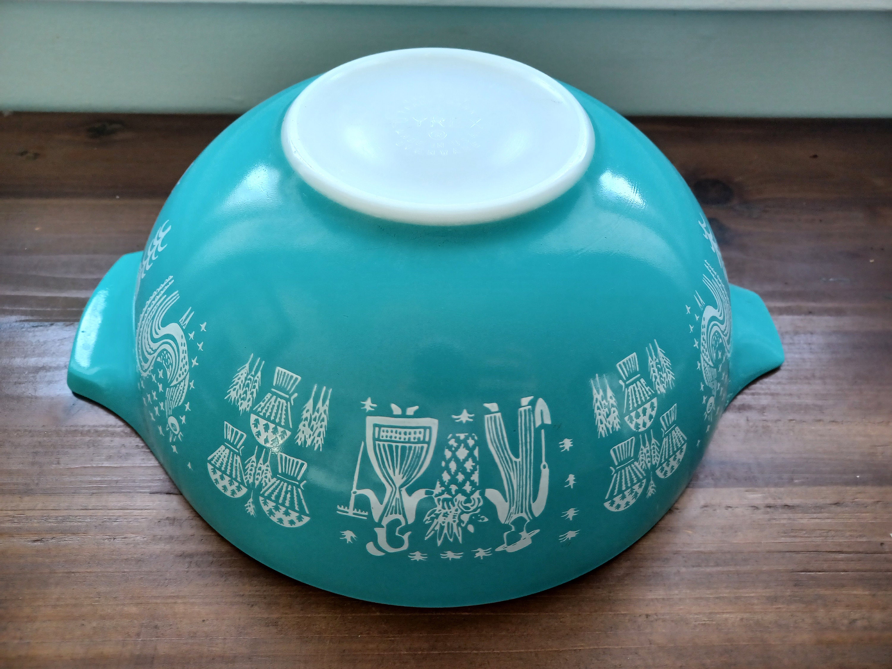 Vintage Pyrex Cinderella Amish Butterprint Large Bowl - Etsy
