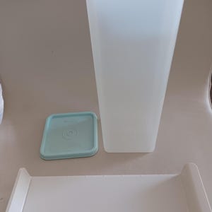 Vintage Tupperware Opaque Cylindrical Crackers Container Kitchen ...