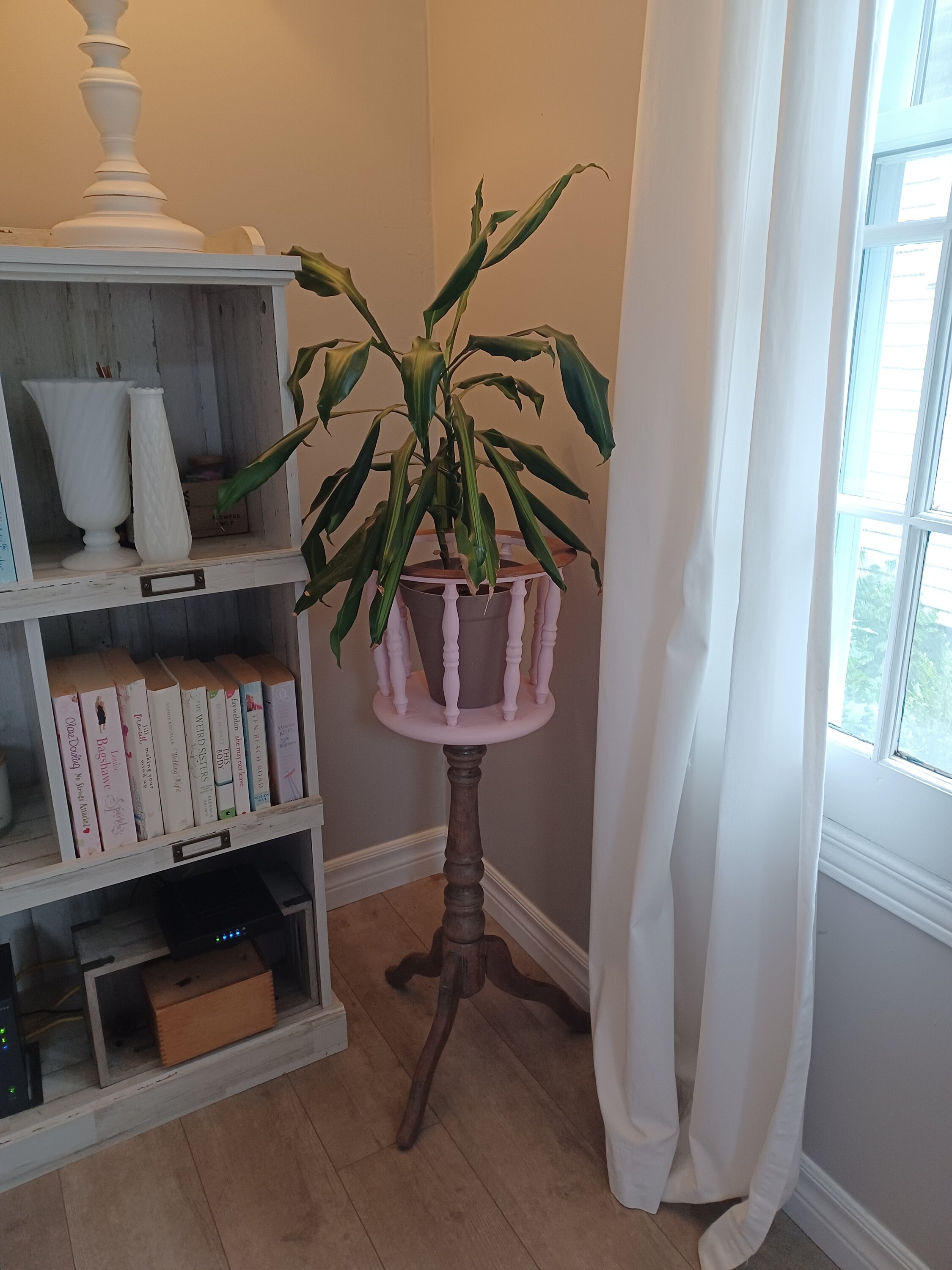 Vintage Spindled Wooden Plant Stand - Etsy