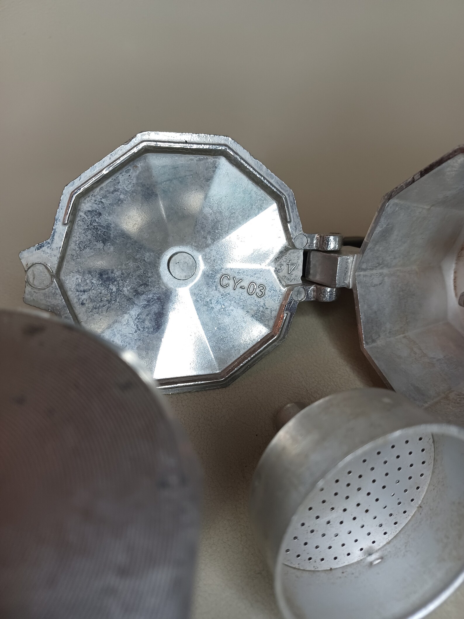 Vintage Mini Single Serving Espresso Maker Coffee Percolator Moka Pot ...