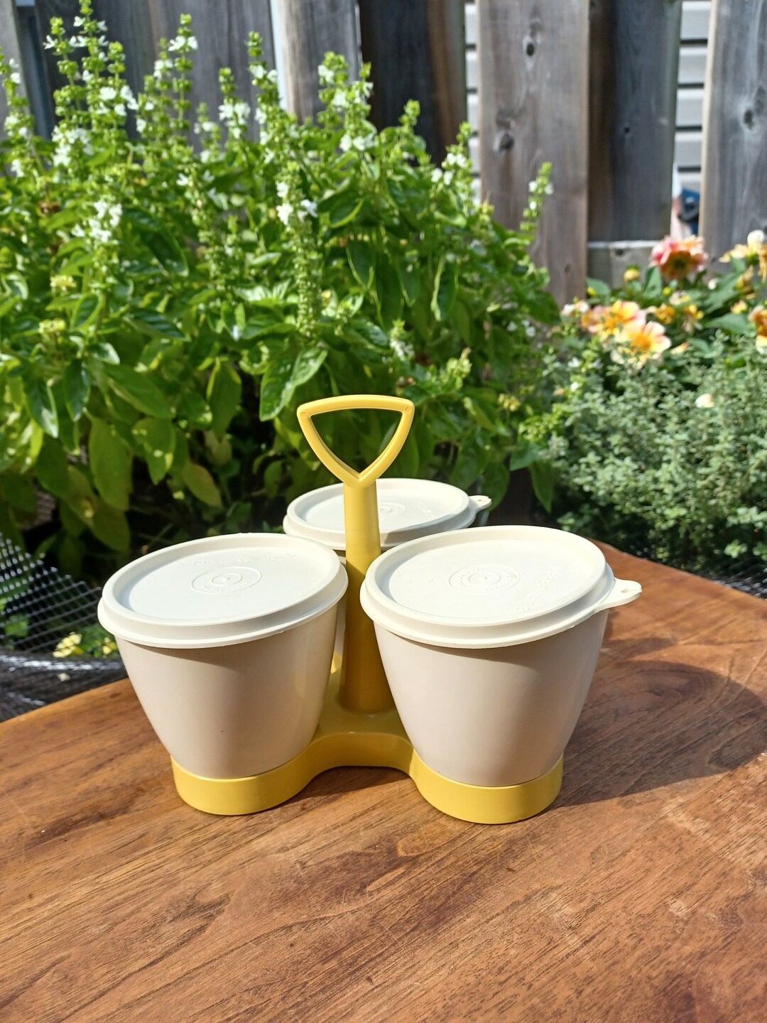 Vintage Tupperware Condiment Caddy Etsy