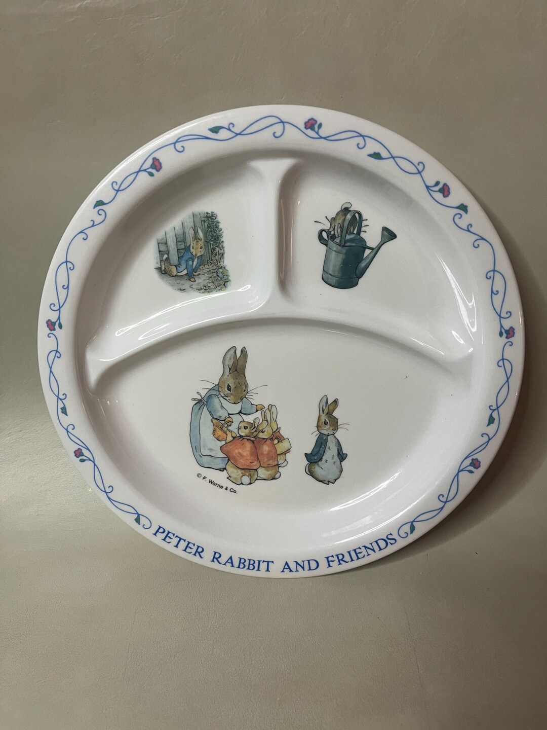 Vintage Beatrix Potter Peter Rabbit and Friends Divided Toddler ...