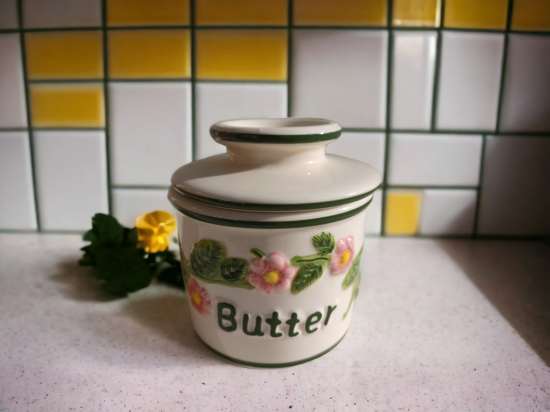 Vintage Fresh & Creamy Butter/ Beurre Butter Pot Butter Dish Small ...