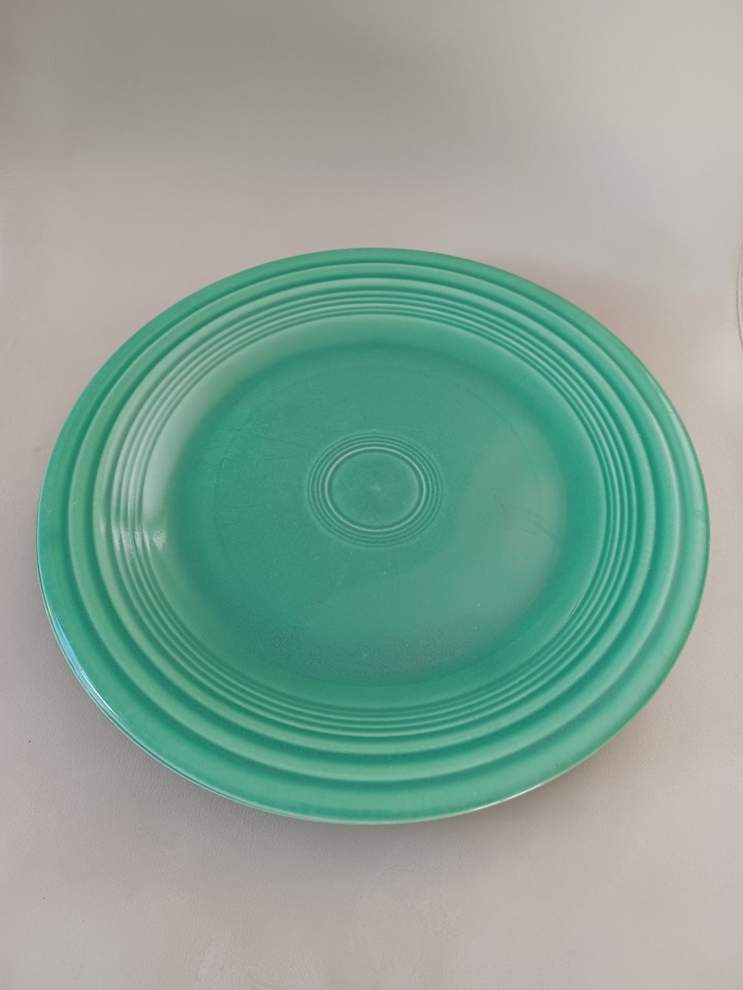 Vintage Mint Green Fiesta Plates - Set of Two - Etsy