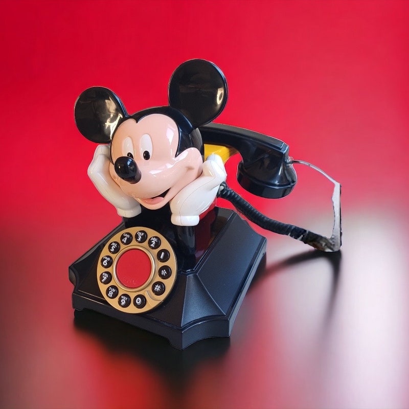Mickey Telephone - Etsy