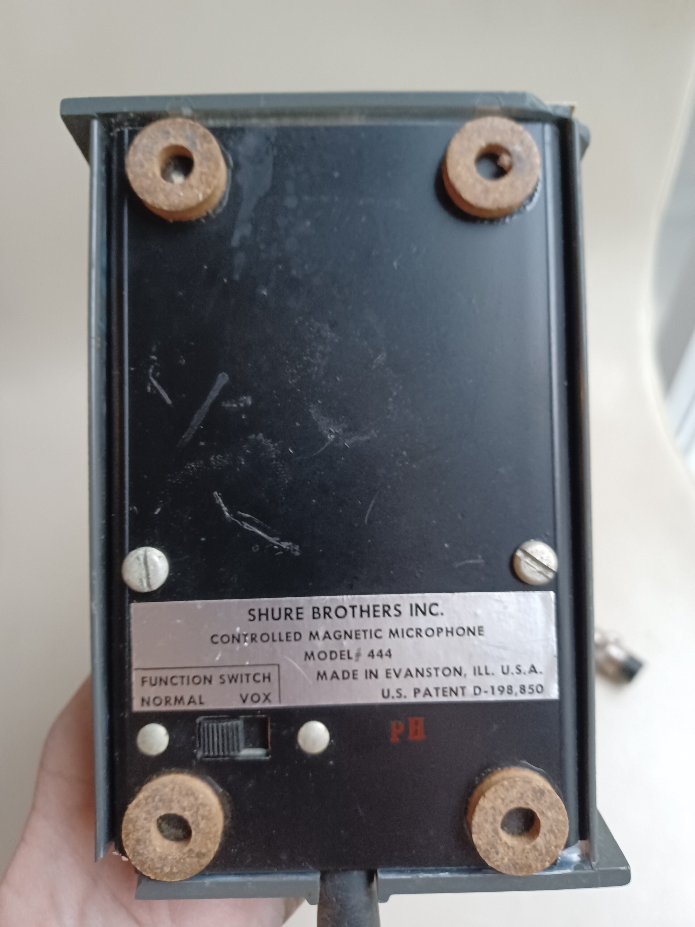 Vintage MCM Shure Brothers Inc. Model 444 Controlled Magnetic ...