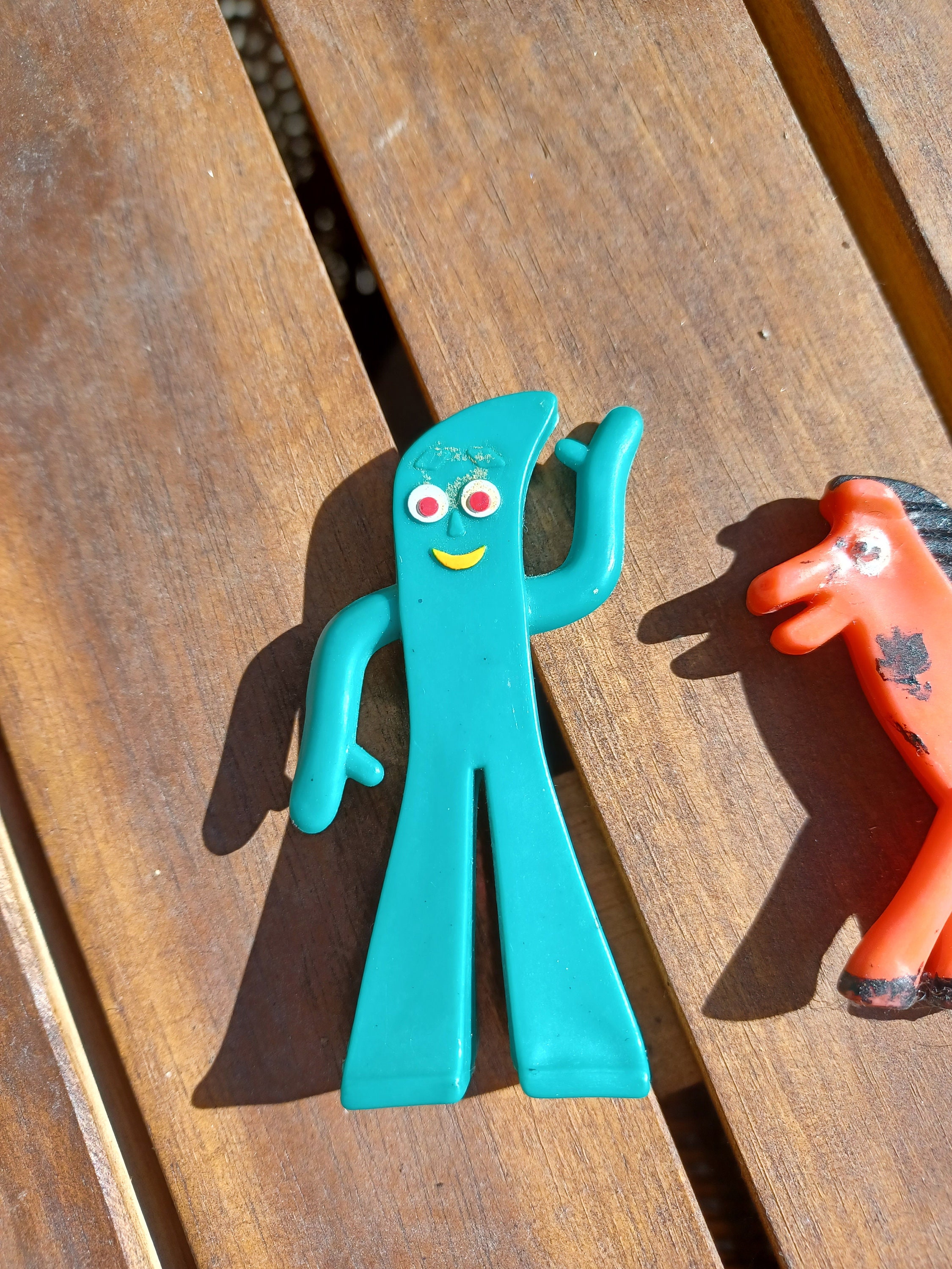 Vintage Gumby and Pokey Bendable Figures by Jesco - Etsy