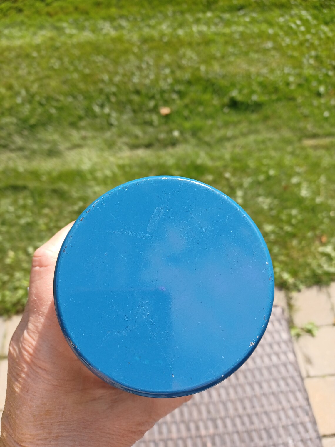 Vintage Round Blue Willow Tin Made in Great Britain - Etsy