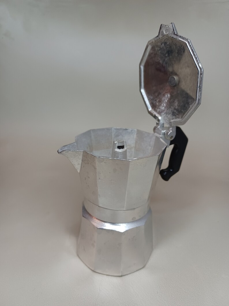 Vintage Mini Single Serving Espresso Maker Coffee Percolator Moka Pot ...