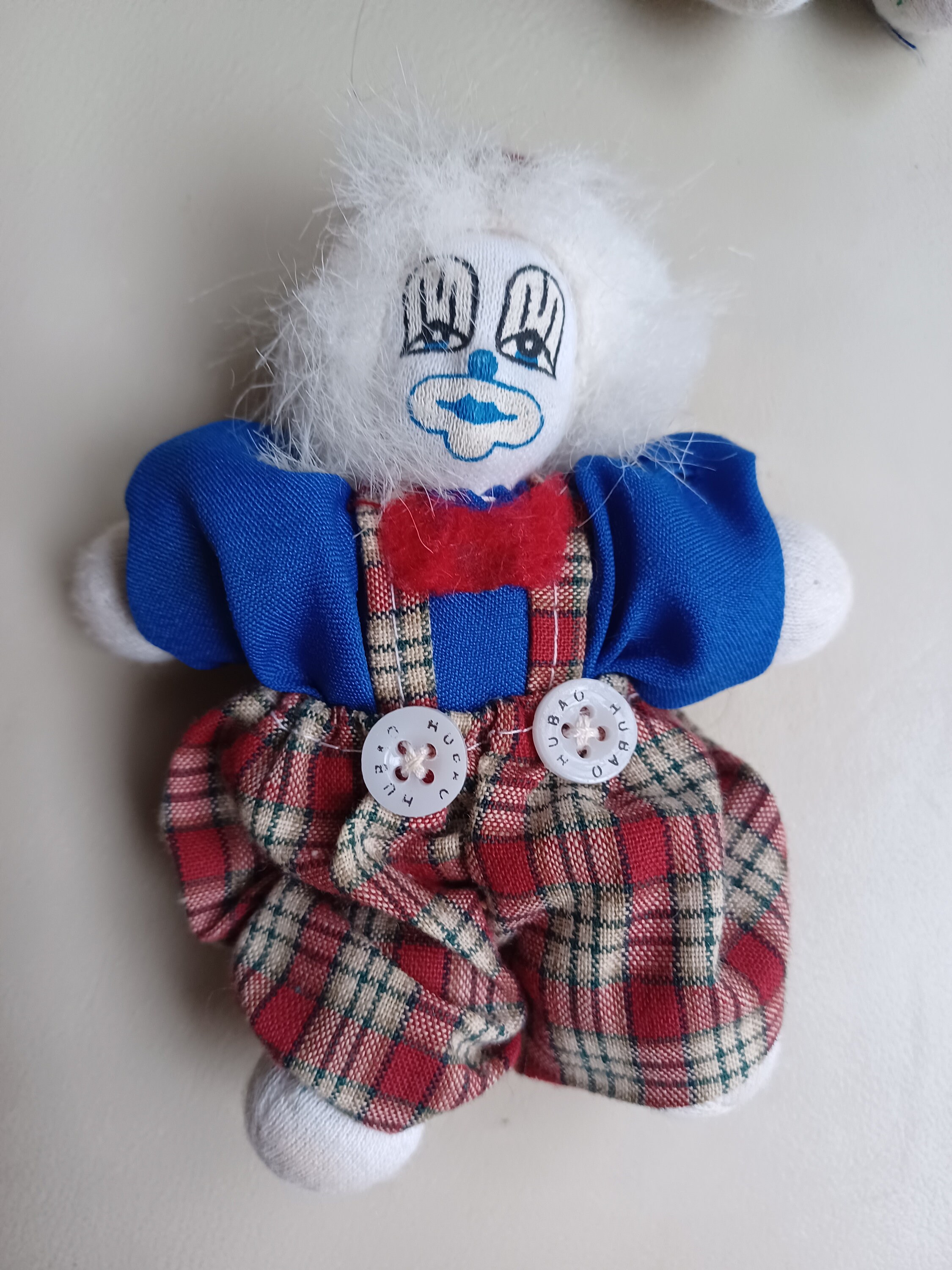 Vintage Clown Dolls Porcelain Heads Fabric Beanbag Bodies Set Of 2 1990s Collectible Dolls Etsy