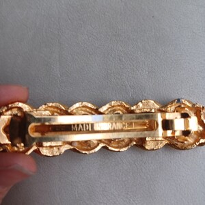 Vintage Kirks Folly Gold Braided Knot Barrette – Made in France Hair ...