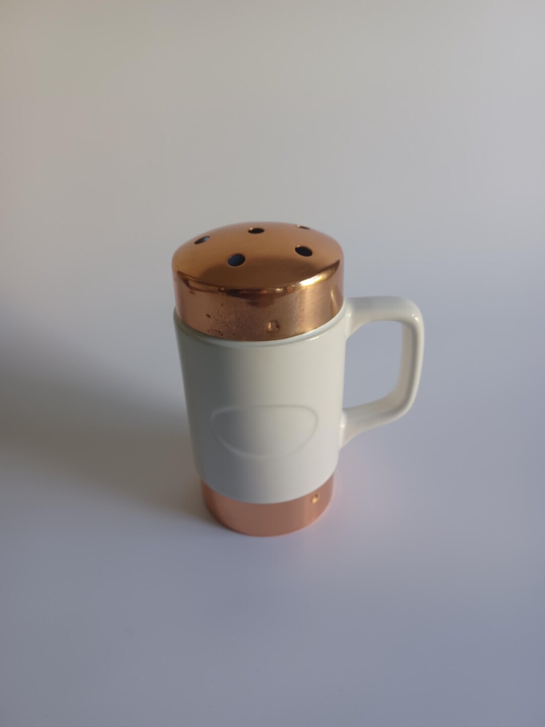 Vintage 1986 Old Dutch Copper & Ceramic Cheese Shaker – Made in Korea ...