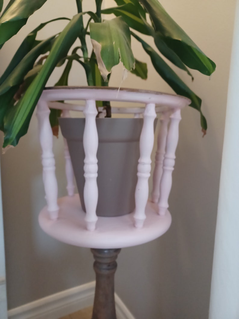 Vintage Spindled Wooden Plant Stand - Etsy